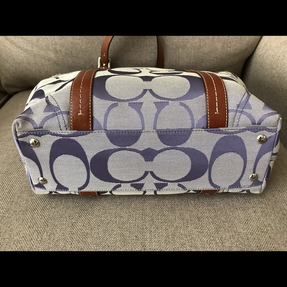 Coach | Bags | Coach Full Zip Toteshoulder Bag Signature Style | Poshmark